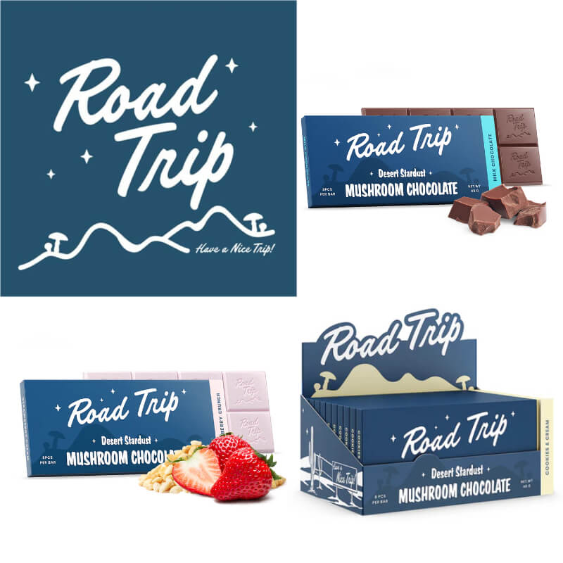 Road trip mushroom chocolates - 4 Flavors – MushroomFx